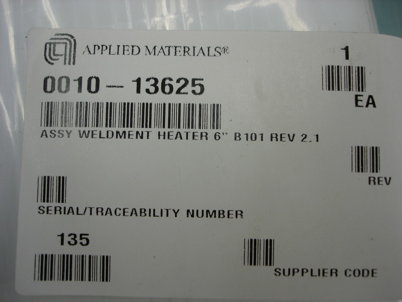ASSY WELDMENT HEATER 6" B101 REV 2.1(0010-13625) | PARTS Initiative