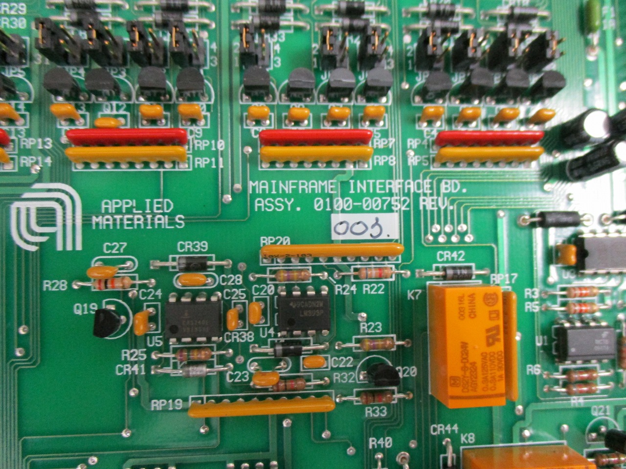 PCB ASSY, MAINFRAME INTERFACE BD(0100-00752) | PARTS Initiative