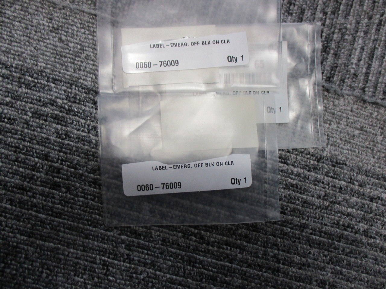 LABEL-EMERG.OFF BLK ON CLR(0060-76009) | PARTS Initiative