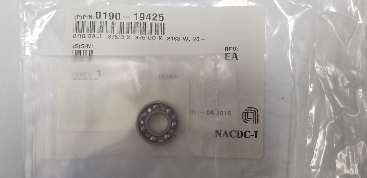 BRG BALL .375ID X .875 OD X .2188 W, 20-(0190-19425) | PARTS Initiative