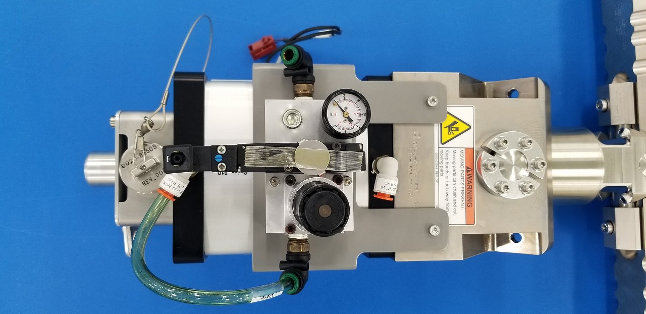 ACTUATOR ASSEMBLY, 300MM SLIT VALVE DOOR with Regulator Assy (S/N ...