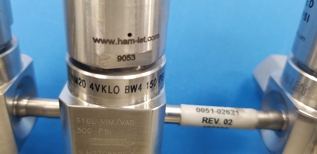 Ultra High Purity Valves High Temperature Assy HM30 - High Temp. Med ...