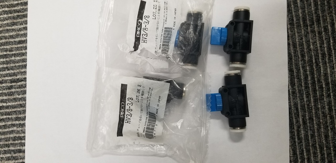 HAND VALVE PISCO(HV-3/8-3/8) | PARTS Initiative